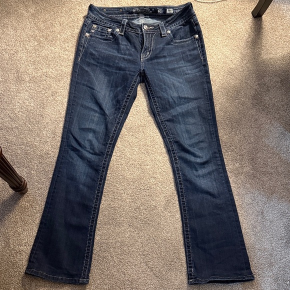 Miss Me | Jeans | Miss Me Dark Blue Slim Boot Cut Jeans 33 Inseam ...